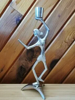 Vintage | Accents | Vintage Mid Century Modern Figural Dancer Candle ...